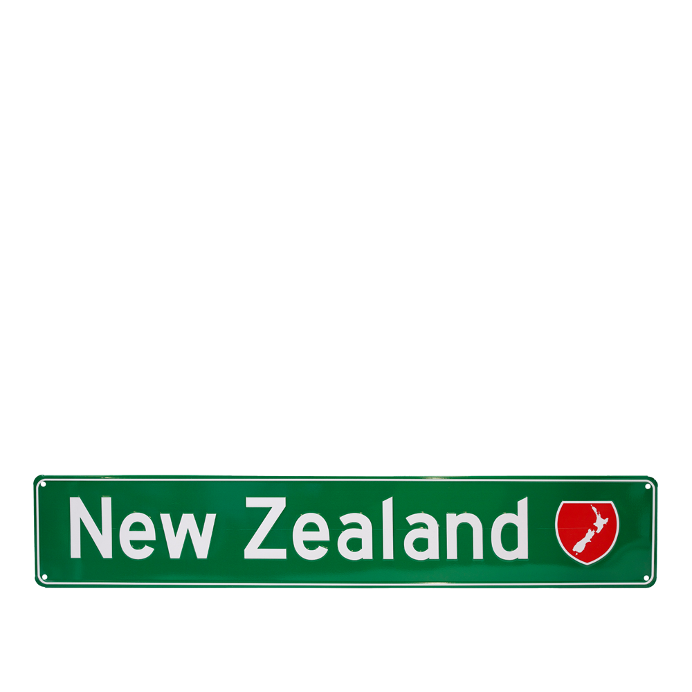 New Zealand Large Road Trip Metal Sign – NZ Artisan